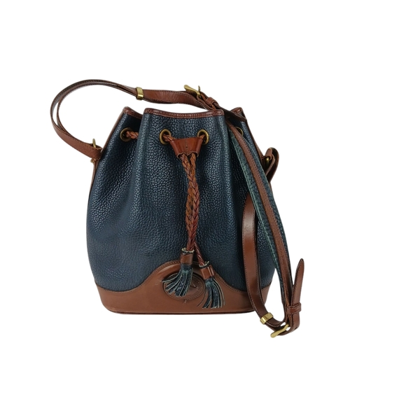 Dooney & Bourke | Bags | Vintage Dooney Bourke Drawstring Two Tone ...